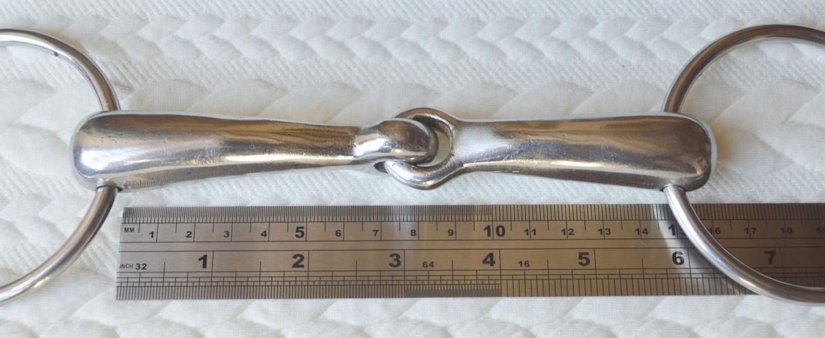 Mors simple inox, deux anneaux