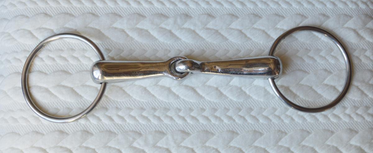 Mors simple inox, deux anneaux